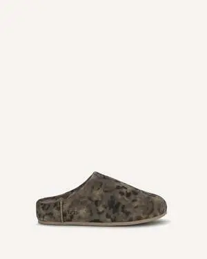 UGG Elea Spotted Slip-on Mules - Brown