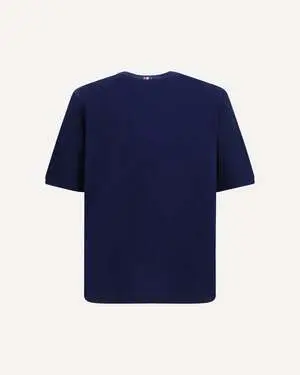 Thom Browne Jersey T-shirt With Ribbed Cuffs