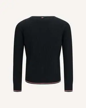 Thom Browne Ribbed Merino Wool Cardigan
