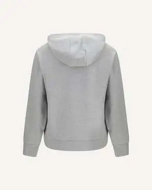 Thom Browne Loopback Colorblock Hooded Sweatshirt