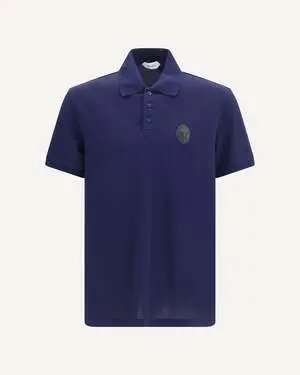 Versace Cotton Piqué Poo With Medusa Patch Mae