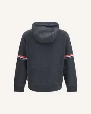 Thom Browne Classic Loopback 4-bar Zip-up Hoodie