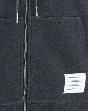 Thom Browne Classic Loopback 4-bar Zip-up Hoodie