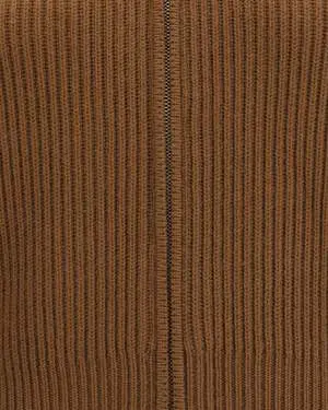 Max Mara Carnet Ribbed Cardigan Femae - Brown