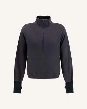 ENTIRE STUDIOS She Feece Zip Jacket - Black