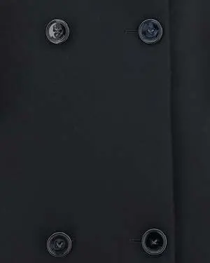 Balenciaga Structured High-neck Peacoat