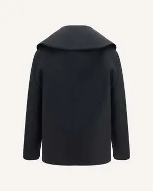 Balenciaga Structured High-neck Peacoat