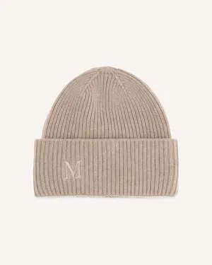 Max Mara Retina Beanie - Beige