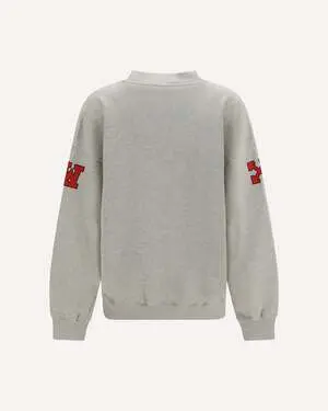 Off-White Off Coege Crewneck Sweatshirt Femae