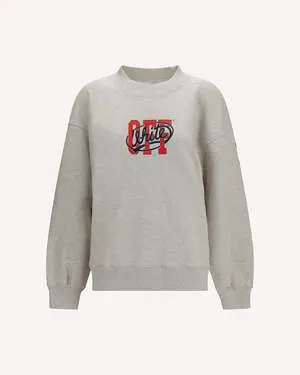 Off-White Off Coege Crewneck Sweatshirt Femae