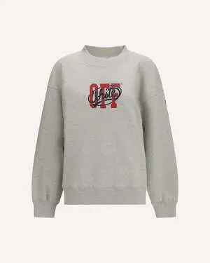 Off-White Off College Crewneck Sweatshirt - Grey