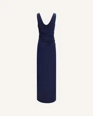Versace Long Dress In Soft Viscose Jersey