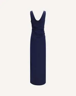 Versace Long Dress In Soft Viscose Jersey