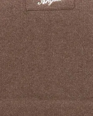 Axel Arigato Core Wool Zip-up Sweater Ale - Brown