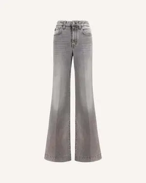 Jacob Cohen Jackie Wide-leg Jeans - Grey