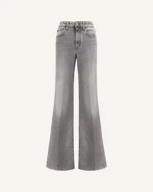 JACOB COHЁN Jackie Wide-leg Jeans - Grey