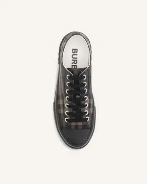 Burberry Jack Check Nylon-blend Sneakers