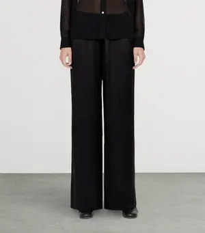 ALLSAINTS Crepe Lycia Wide-leg Trousers