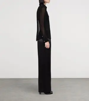 ALLSAINTS Crepe Lycia Wide-leg Trousers