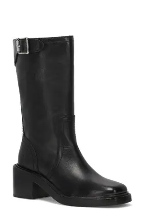 THE FRYE COMPANY Kate Moto Mid Leather Boot