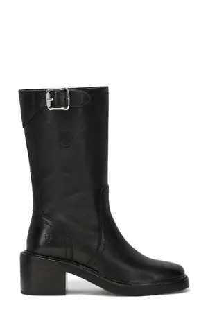 THE FRYE COMPANY Kate Moto Mid Leather Boot