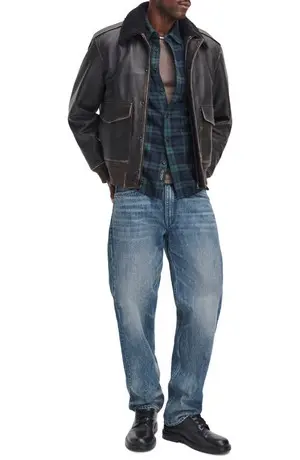 Rag & Bone Cpo Flannel Shirt Jacket