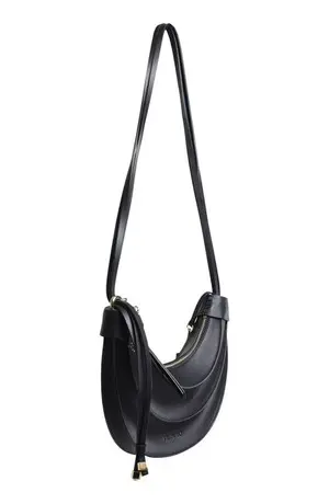 Farm Rio Small Leather Banana Crossbody Bag