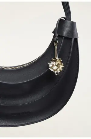 Farm Rio Small Leather Banana Crossbody Bag