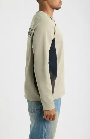 Obey Delta Knit Long Sleeve Graphic T-shirt