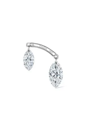 MARIA TASH Floating Double Marquise Diamond Single Stud Earring