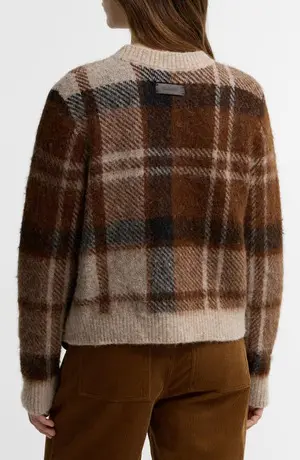 Barbour Glendyn Plaid Crewneck Sweater