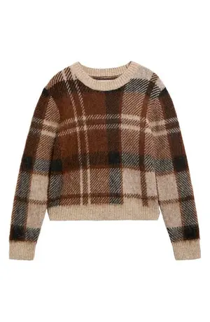Barbour Glendyn Plaid Crewneck Sweater