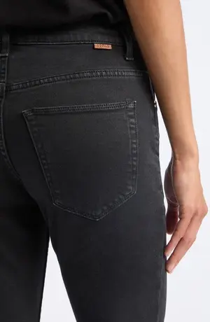 JAMIE HALLER The Rooney Mid Crop Kick Flare Jeans
