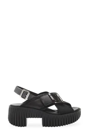 4CCCCEES Plia Juno Leather Platform Sandal