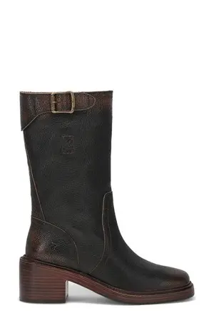 THE FRYE COMPANY Kate Moto Mid Leather Boot