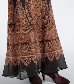Zimmermann Ascent Paisley Linen And Silk Maxi Dress