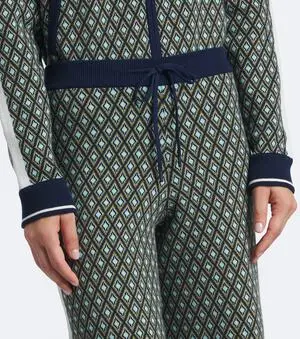 The Upside Viva Juniper Cotton-blend Wide-leg Pants