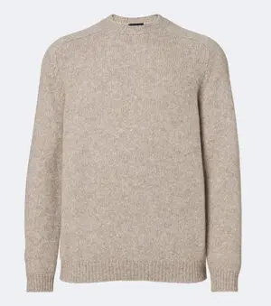 Thom Sweeney Wool And Yak-blend Sweater - Beige