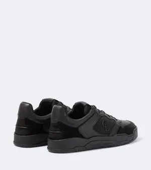 CHRISTIAN LOUBOUTIN Bsktball 1 Retro Leather Sneakers