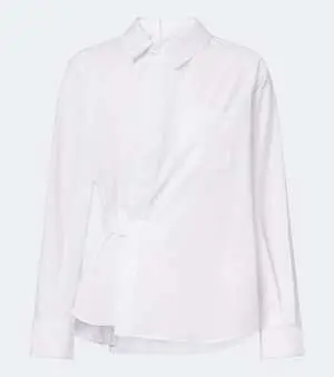 Sacai Cotton-blend Poplin Shirt