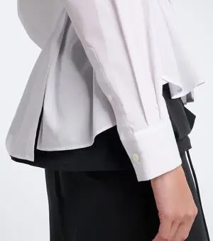 Sacai Cotton-blend Poplin Shirt