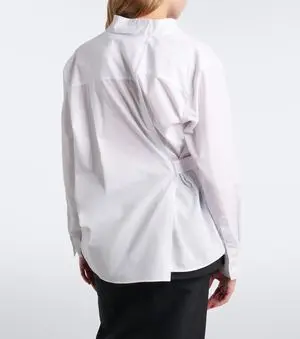 Sacai Cotton-blend Poplin Shirt