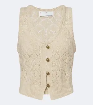 XU ZHI Open-knit Sweater Vest