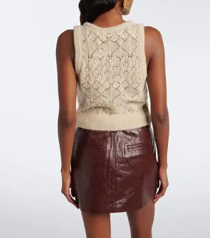 XU ZHI Open-knit Sweater Vest