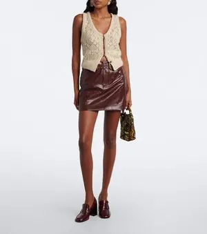 XU ZHI Open-knit Sweater Vest