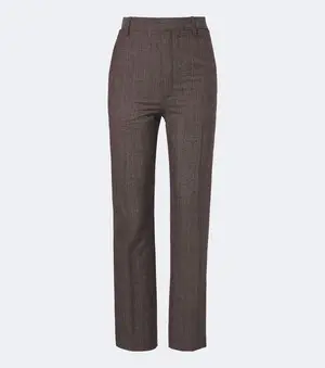 Victoria Beckham Pinstripe Straight Pants