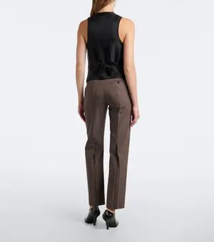 Victoria Beckham Pinstripe Straight Pants