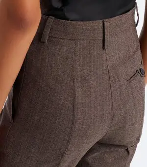 Victoria Beckham Pinstripe Straight Pants