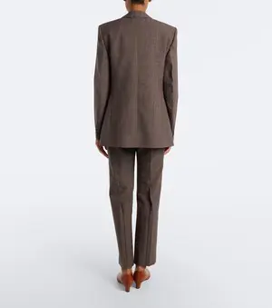 Victoria Beckham Pinstripe Straight Pants