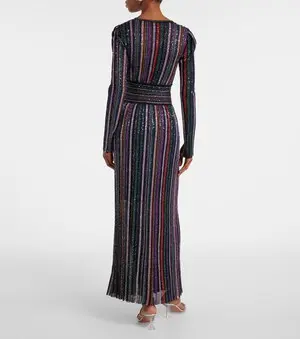Missoni Sequined Striped Gown